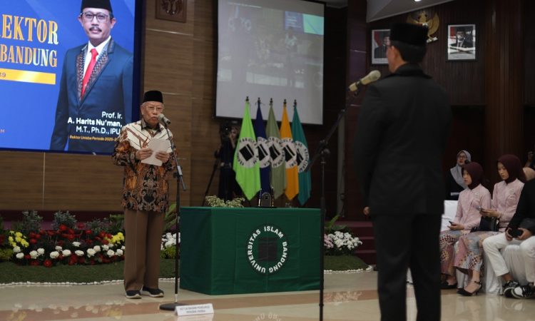 Prof. Harits Nu’man Resmi Nahkodai Unisba 2025–2029, Siap Antar Kampus ke Level Global - Bandung Pos